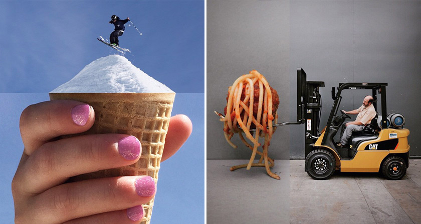 Artist Creates Fascinating Visuals By Cleverly Placing Two Different ...