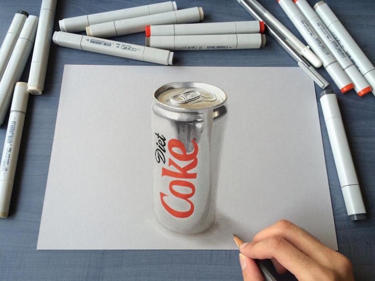 This Artist Creates 3D Drawings That Look Incredibly Real