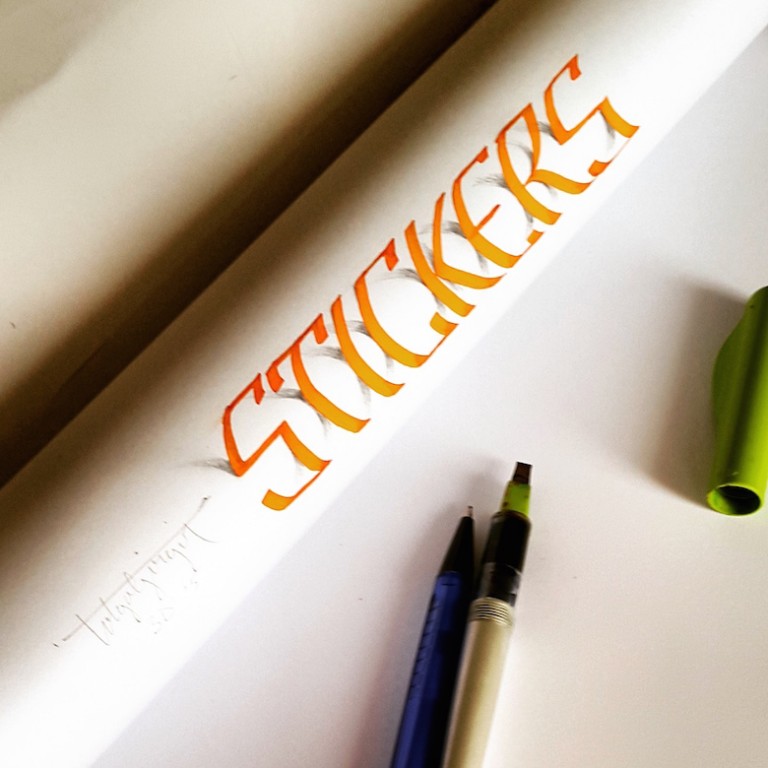 Beautiful 3D Calligraphic Drawings That Look Like They're Popping Out ...