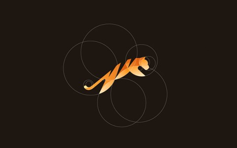 Beautiful, Vibrant Animal Logos Based On The Golden Ratio