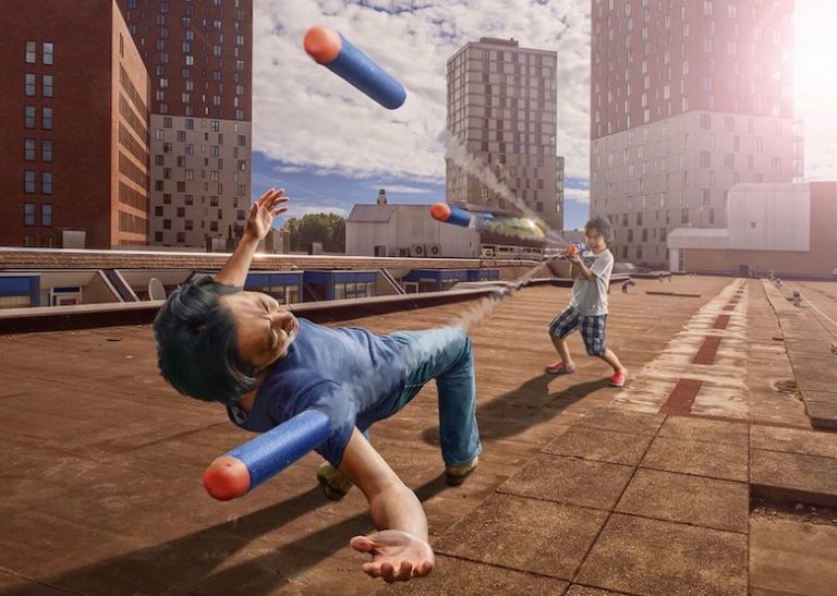 Dad Creates Epic Images With Son Using His Expert Photoshop Skills