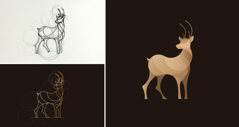 Beautiful Logos Of Animals In Charging Positions