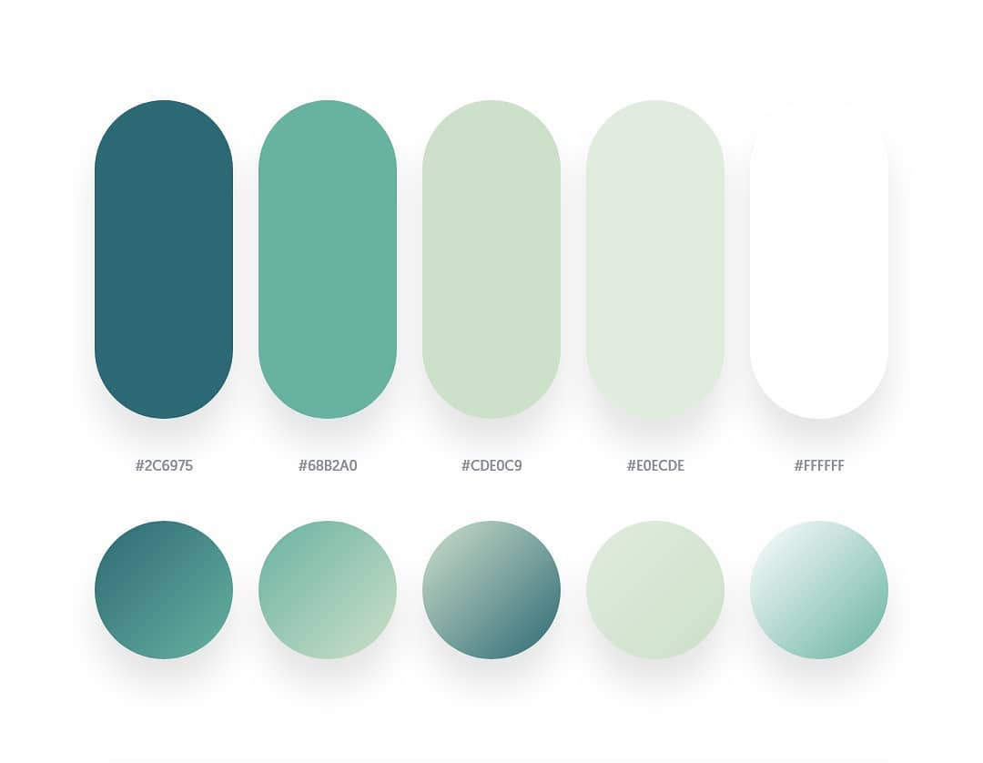 32 Beautiful Color Palettes With Their Corresponding Gradient Palettes 32 Beautiful Color Palettes With Their Corresponding Gradient Palettes