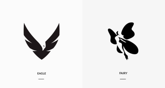 Designer Creates Clever Negative Space Logos That Visualize The Name Of ...