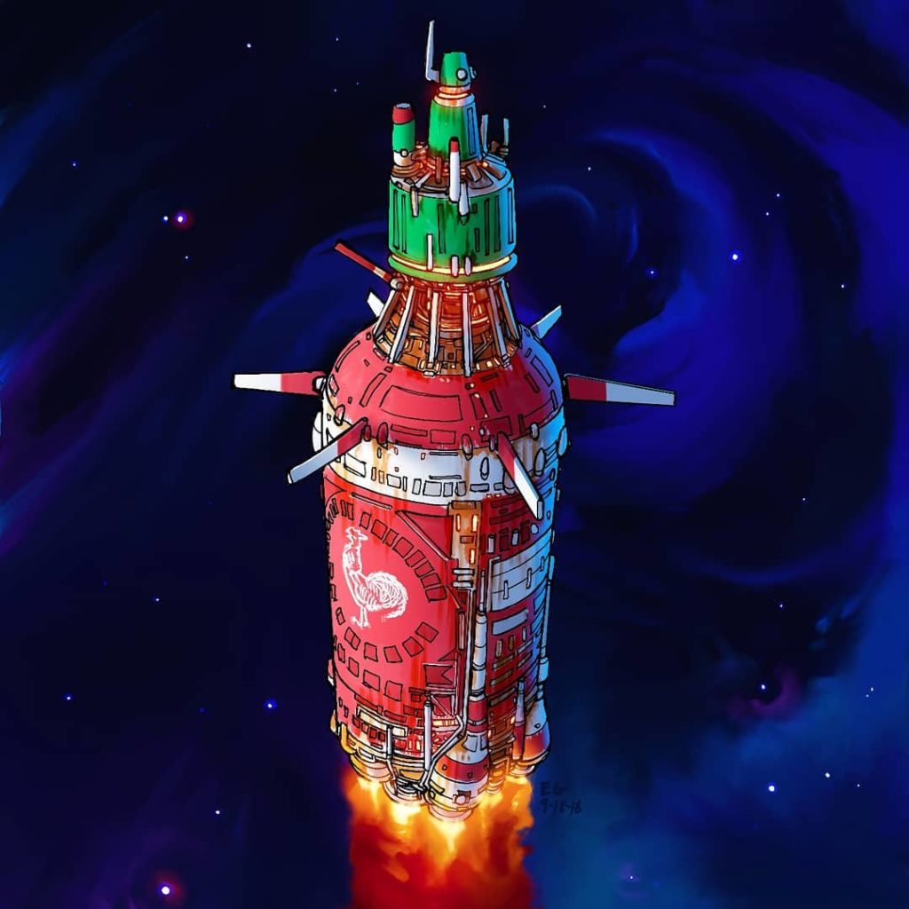 Artist Turns Household Items Into Spaceship Designs That Are Out Of ...