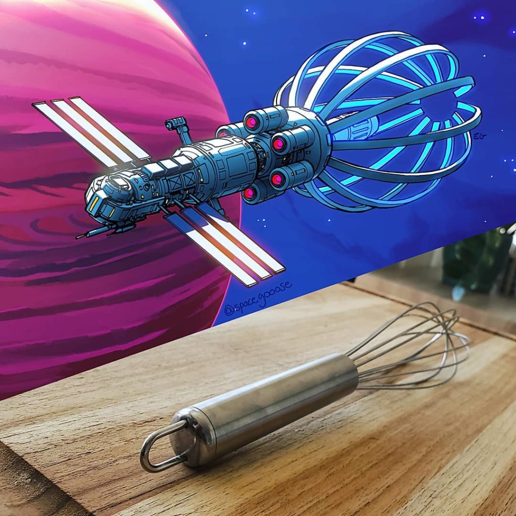 Artist Turns Household Items Into Spaceship Designs That Are Out Of ...