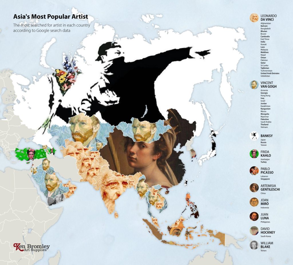 Who Is The Most Popular Artist In Your Country?
