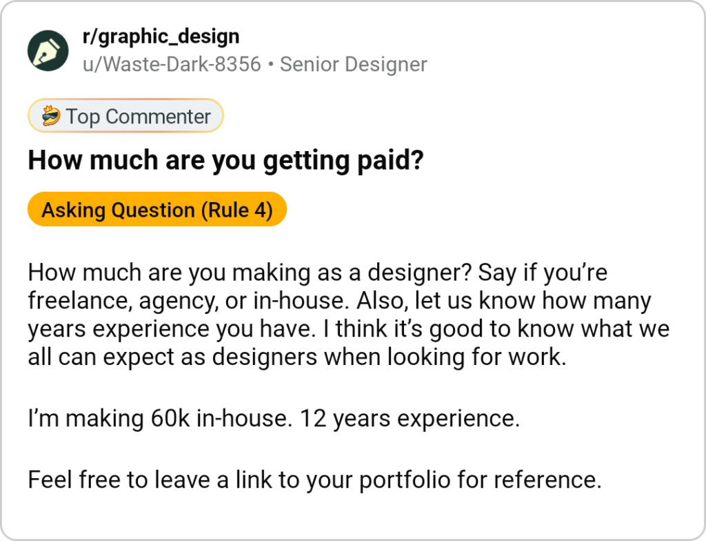 "How Much Are You Getting Paid As A Graphic Designer?" - Here Are The ...